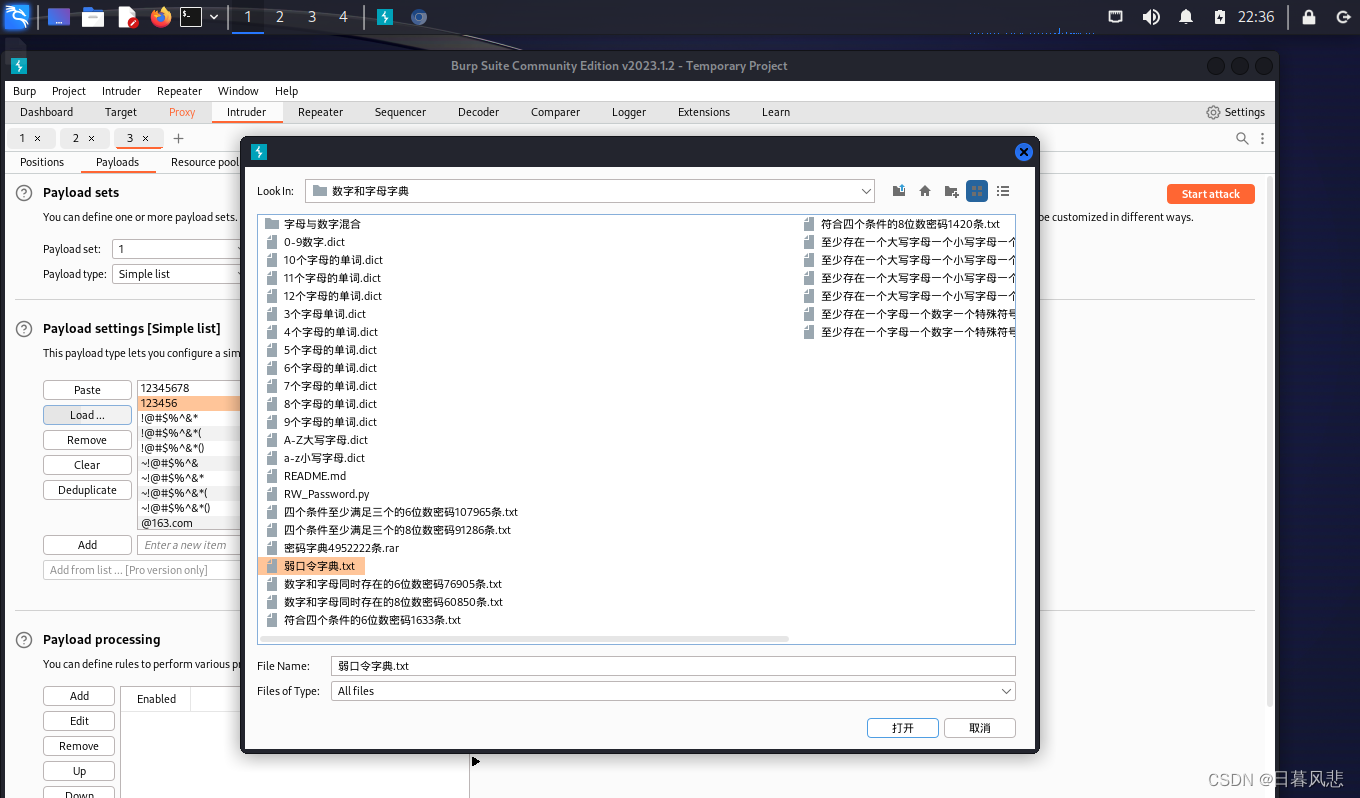 在kali中进行bp字典爆破——攻防世界weak_auth结尾附带常用bp字典_bp密码字典-CSDN博客