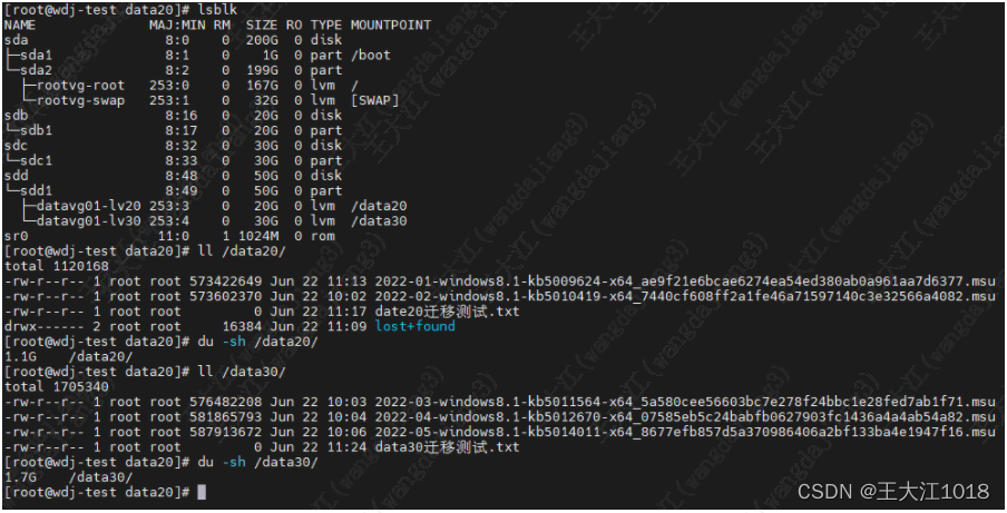 使用pvmove实现lv数据在线迁移实践-CSDN博客