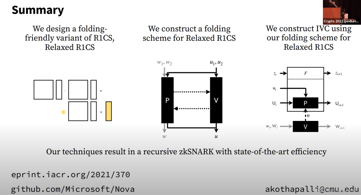 Nova: Recursive Zero-Knowledge Arguments from Folding Schemes学习笔记_privacy-scaling-explorations ...