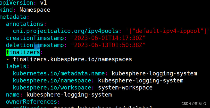 K8S强制删除处于Terminating状态命名空间_强制删除命名空间-CSDN博客
