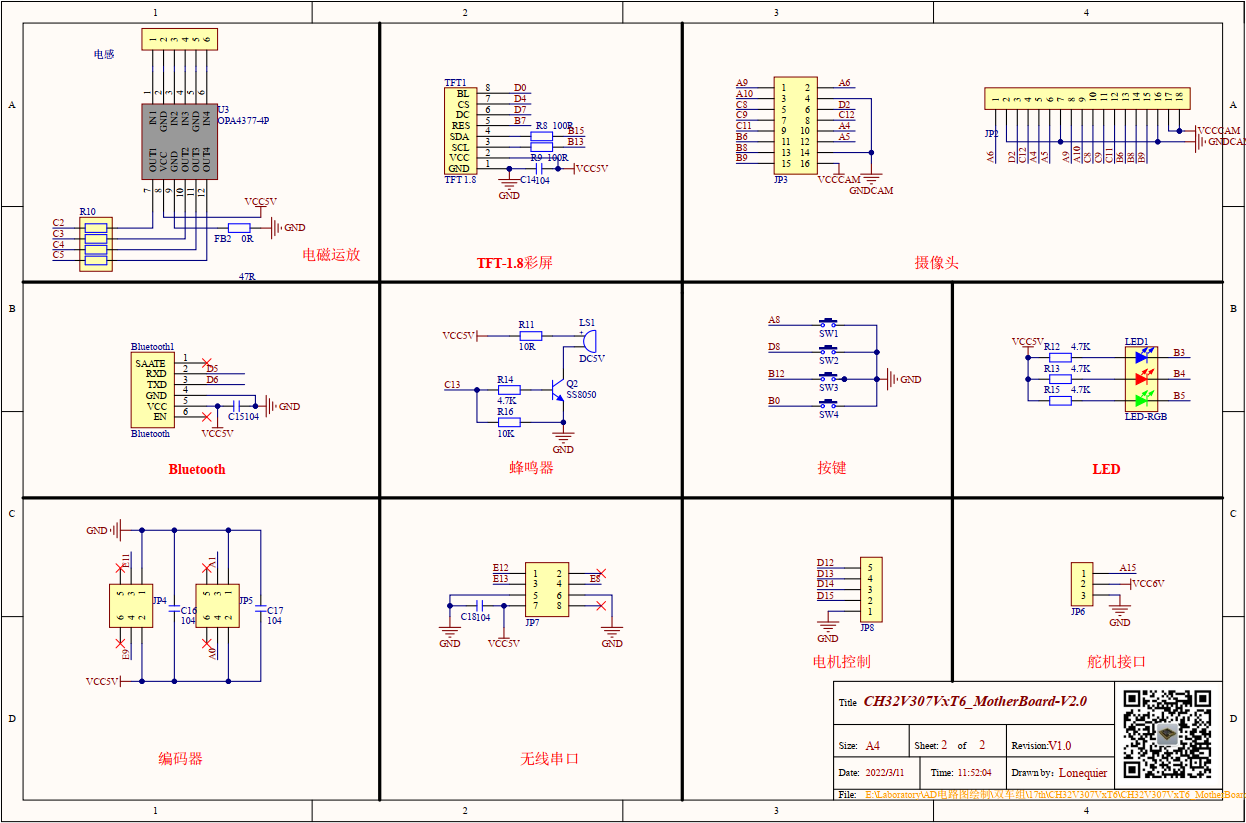 【开源】沁恒CH32V307母板+OPA4377运放模块_ch32v307母板原理图逐飞科技-CSDN博客
