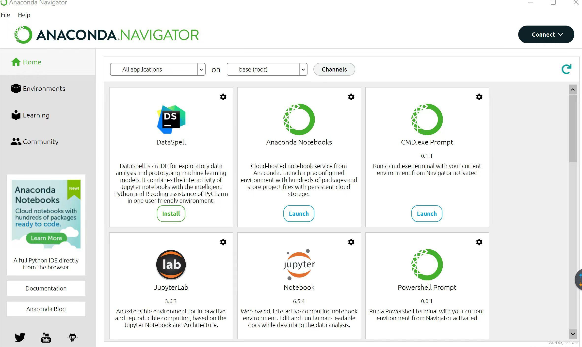 如何下载并安装Anaconda_anaconda navigator下崽-CSDN博客
