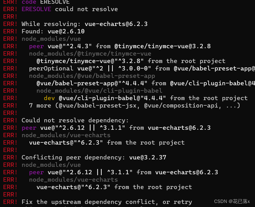Npm安装依赖包 版本冲突怎么办 Legacy Peer Deps的正确使用方法npm Legacy Csdn博客