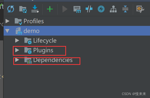创建springboot项目时，maven项目没有生成plugins、Dependencies 选项 ，两个解决方式_maven无plugins-CSDN博客