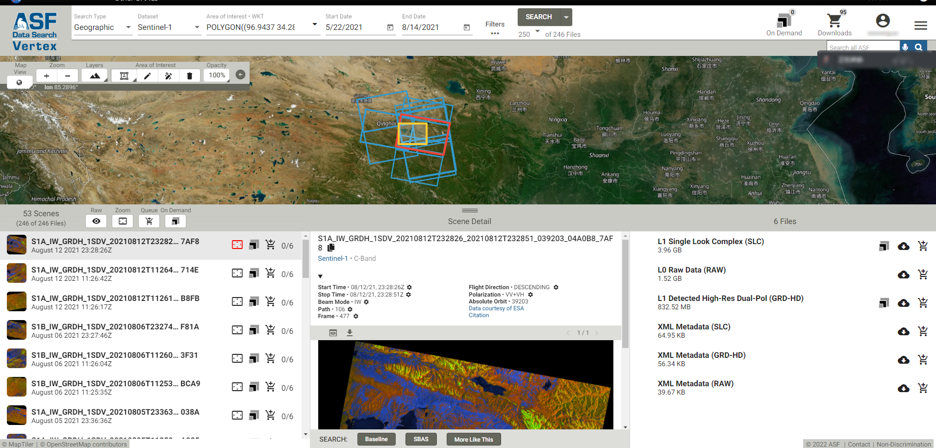 在ASF根据事件（Event）下载SAR数据_如何使用asf下载sar影像-CSDN博客