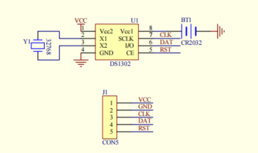 用stm32控制并读取DS1302，外加TFT屏幕显示实时时间_基于stm32的ds1302实时时钟-CSDN博客