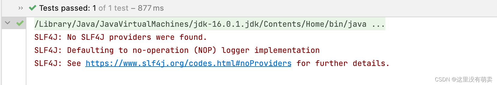 日志SLF4J: No SLF4J providers were found.-CSDN博客