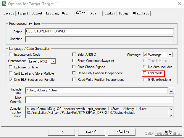 Keil中“ Using Compiler ‘v5 06 Update 7 Build 960 ‘ Folder ‘d Installation Keil Arm Keil V5
