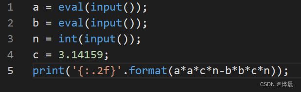 Python作业题—— 计算多个垫片面积的和”计算多个垫片面积的和python Csdn博客