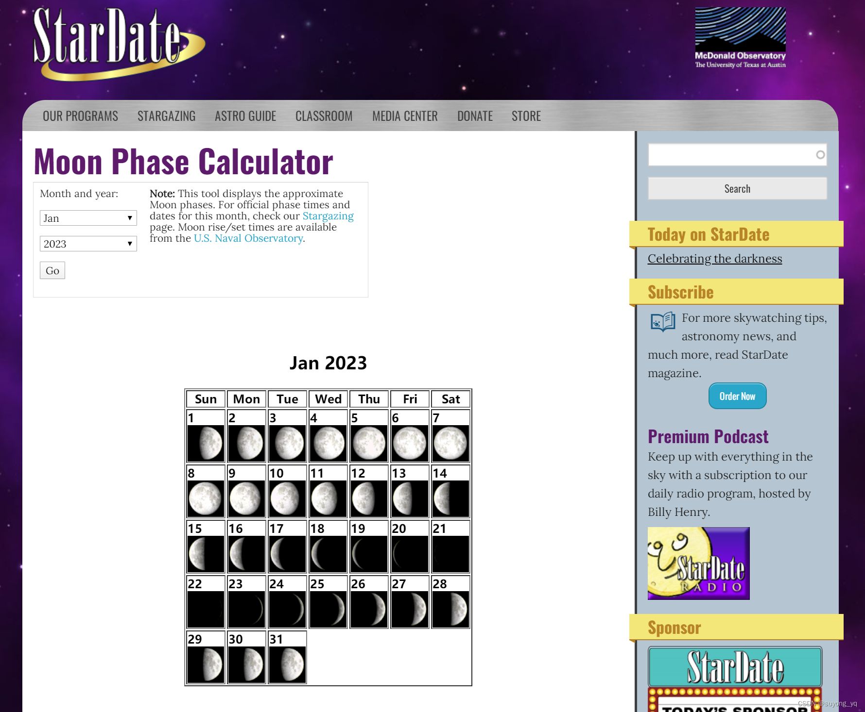 地球观测月相计算器_月相计算机-CSDN博客