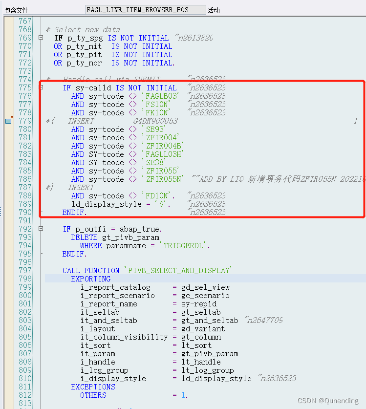 SAP-ABAP-FBL1H/FBL3H/FBL5H/FAGLL03H等事务代码远程调用时ALV展示与标准不同时布局问题增强修改-CSDN博客