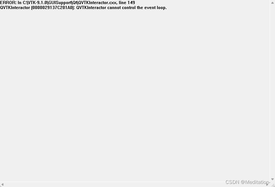 【Qt + VTK】QVTKInteractor cannot control the event loop_qvtkinteractor cannot control the event ...