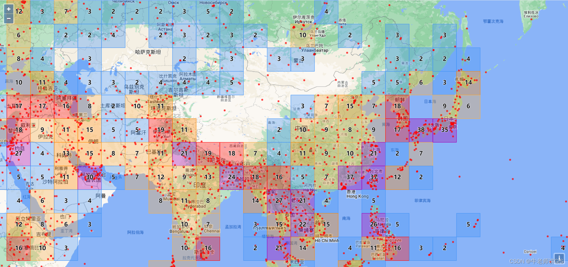 openlayers中网格聚类的实现_openlayers网格图-CSDN博客