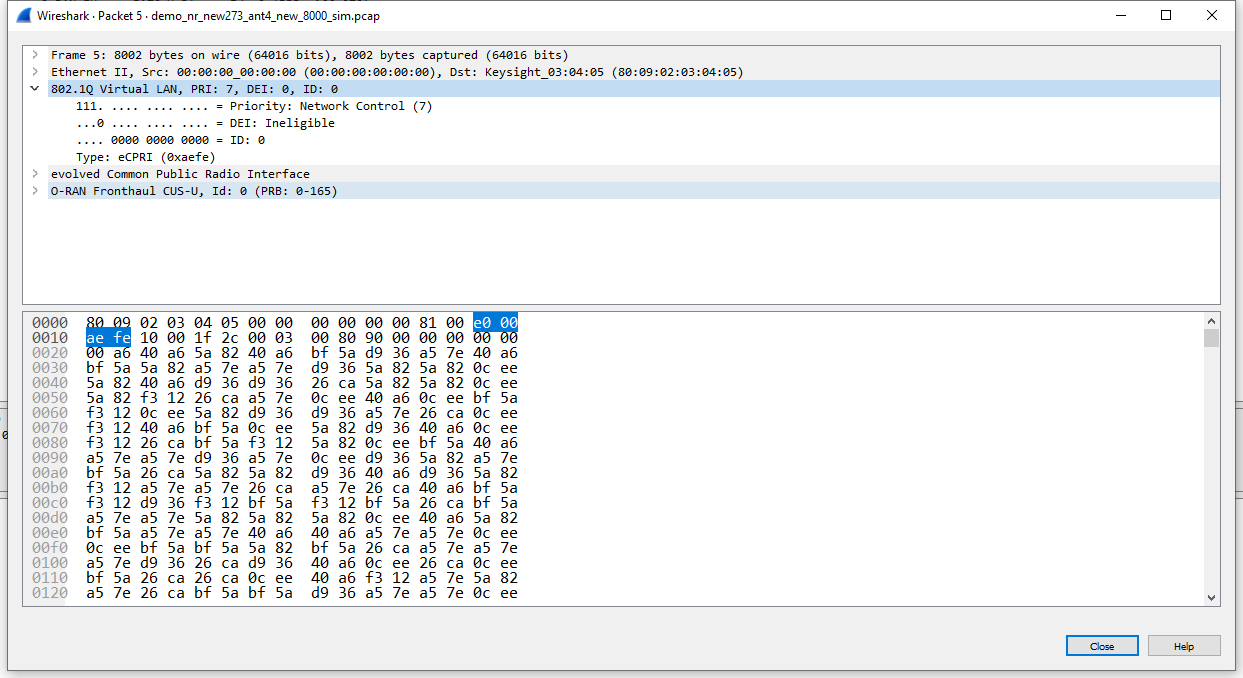 O-RAN-radio-interface(eCPRI、RB、RE、PRB、帧结构、子载波、pcap)_oran协议 u-plane协议-CSDN博客