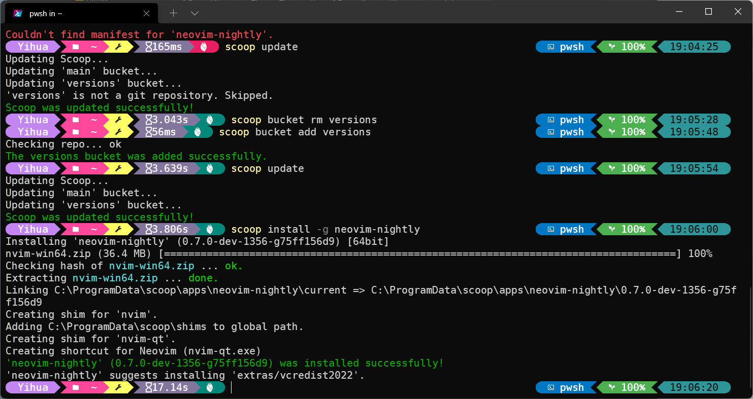 scoop bucket add 后仍然报错 Couldn‘t find manifest for_couldn't find manifest for-CSDN博客
