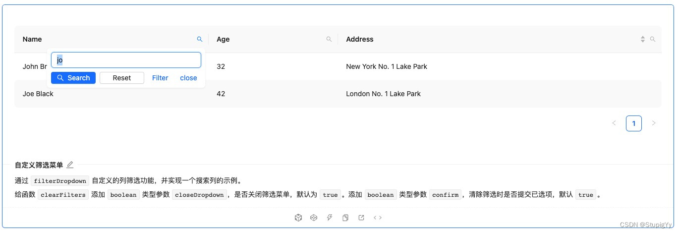 antd table组件自定义筛选菜单重置未生效bug，及自行简化_antd table 重置搜索框-CSDN博客