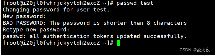 linux基本指令_linux系统中,新建用户user01,并为用户设置密码为123456的命令是( )-CSDN博客