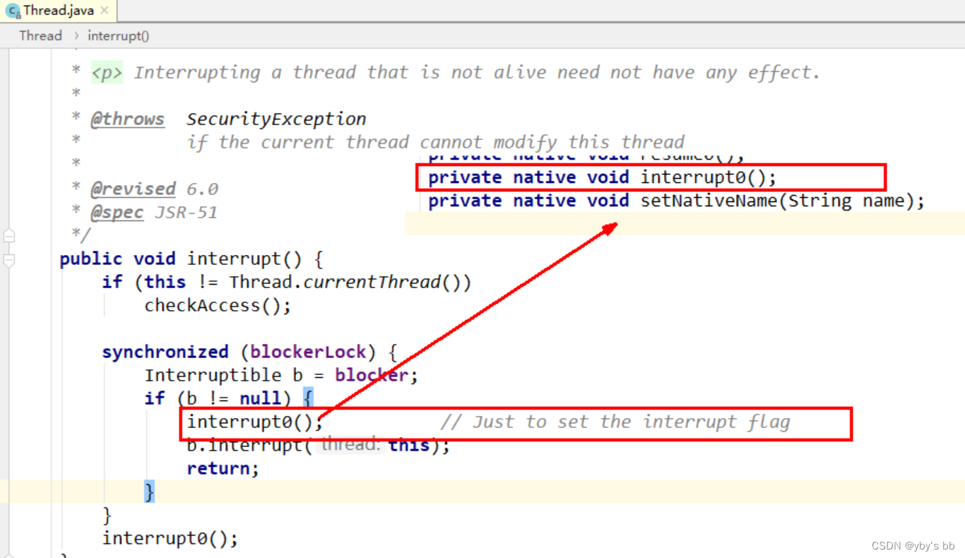 【JUC并发编程】线程中断、interrupt、isInterrupted、interrupted方法源码解析、如何使用中断标识停止线程_interrupted while joining ...