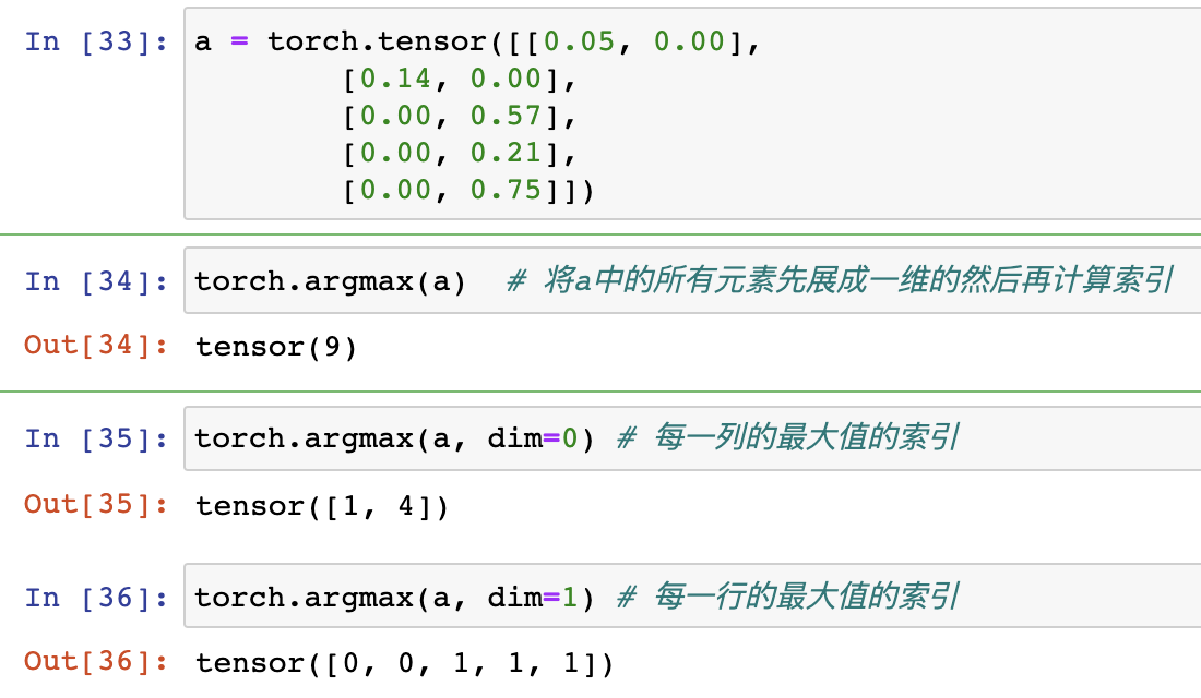 torch.max、argmax、shape、uniform_、clamp、full、full_like、nonzero、flatten、sparse_coo_tensor的用法_torch ...