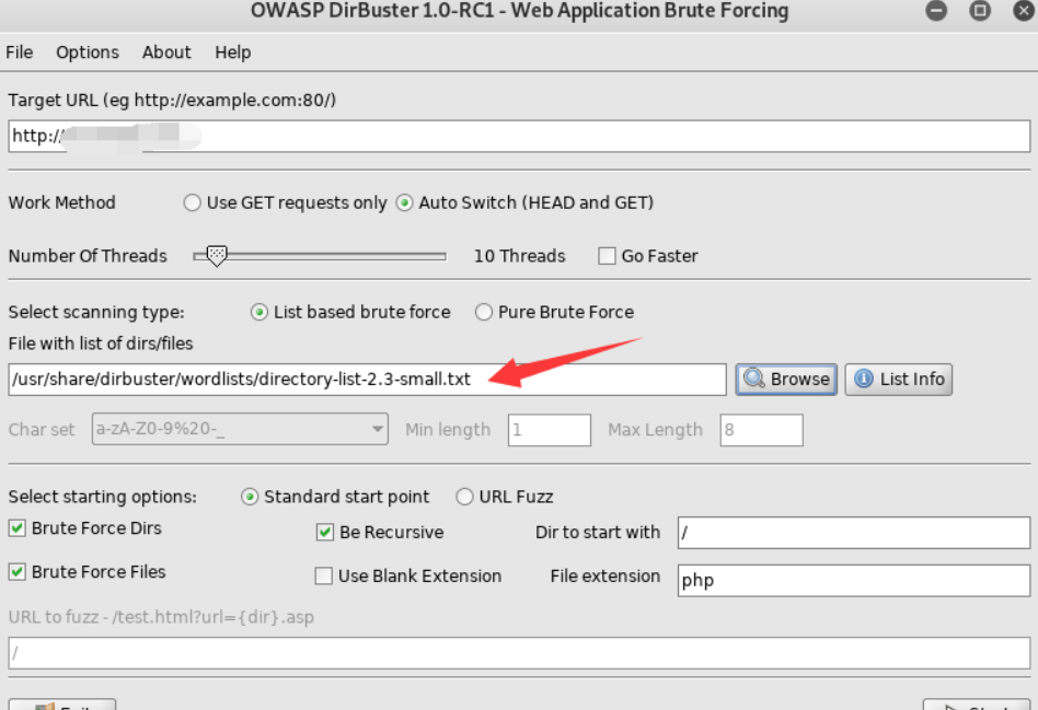 目录扫描Dirbuster的用法详解-CSDN博客
