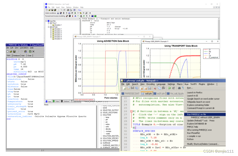 PHREEQC建模及典型案例解析与高阶拓展应用【反向“编译”、“玩转”后处理技术、GibbsStudio和PhreePlo方法】_phreeqc有中文版吗-CSDN博客