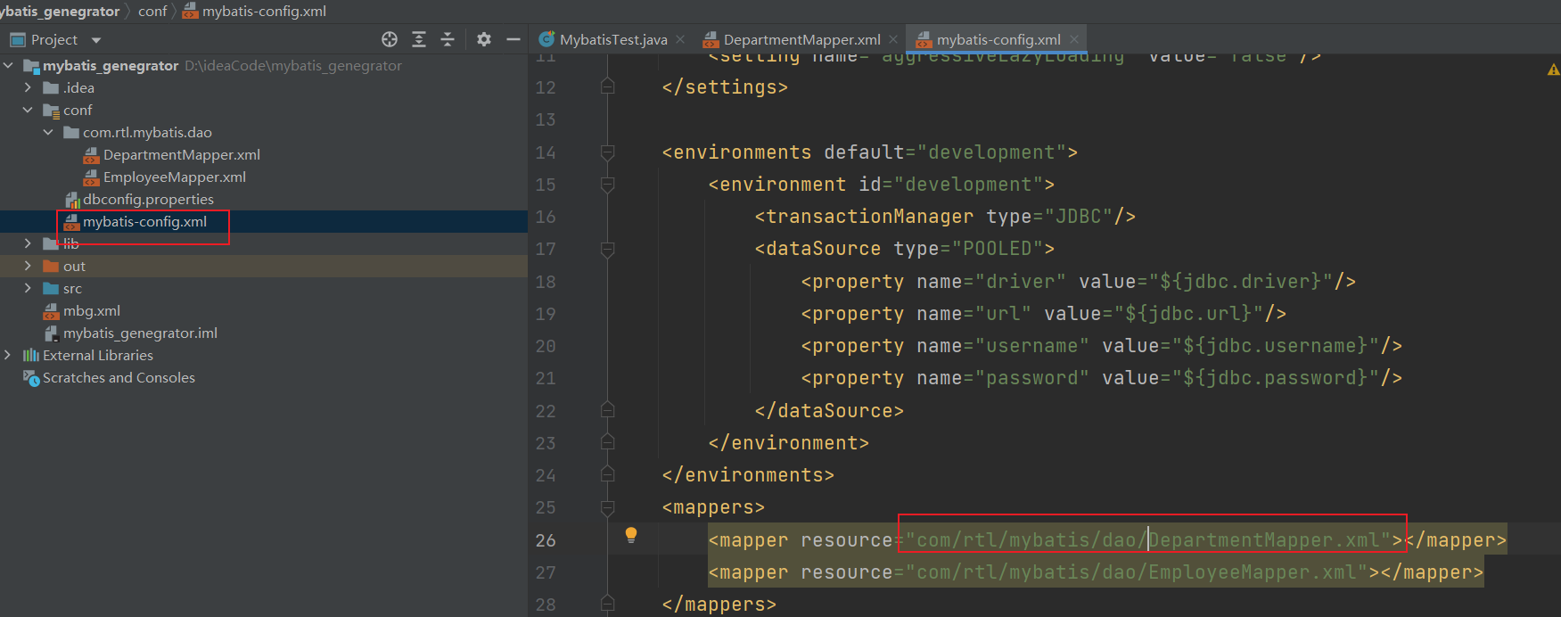org.apache.ibatis.exceptions.PersistenceException: ### Error building SqlSession. ### The error ...
