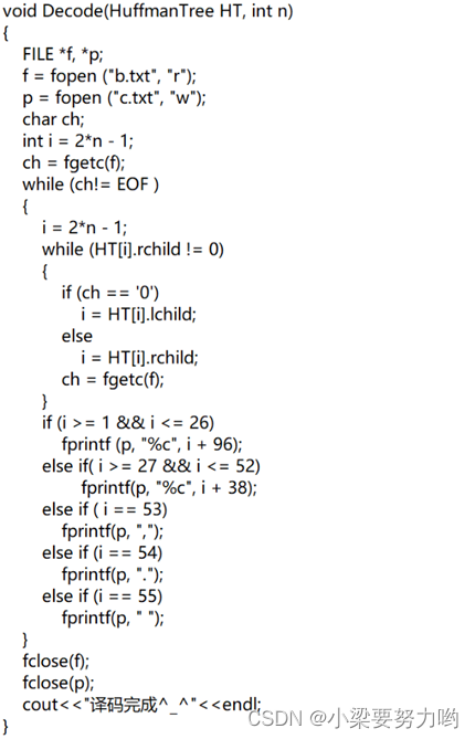 【数据结构】huffman树及huffman编码的算法实现写函数以字母出现次数作权值建huffman树n个叶子给出每个字母的huffman编码。 Csdn博客