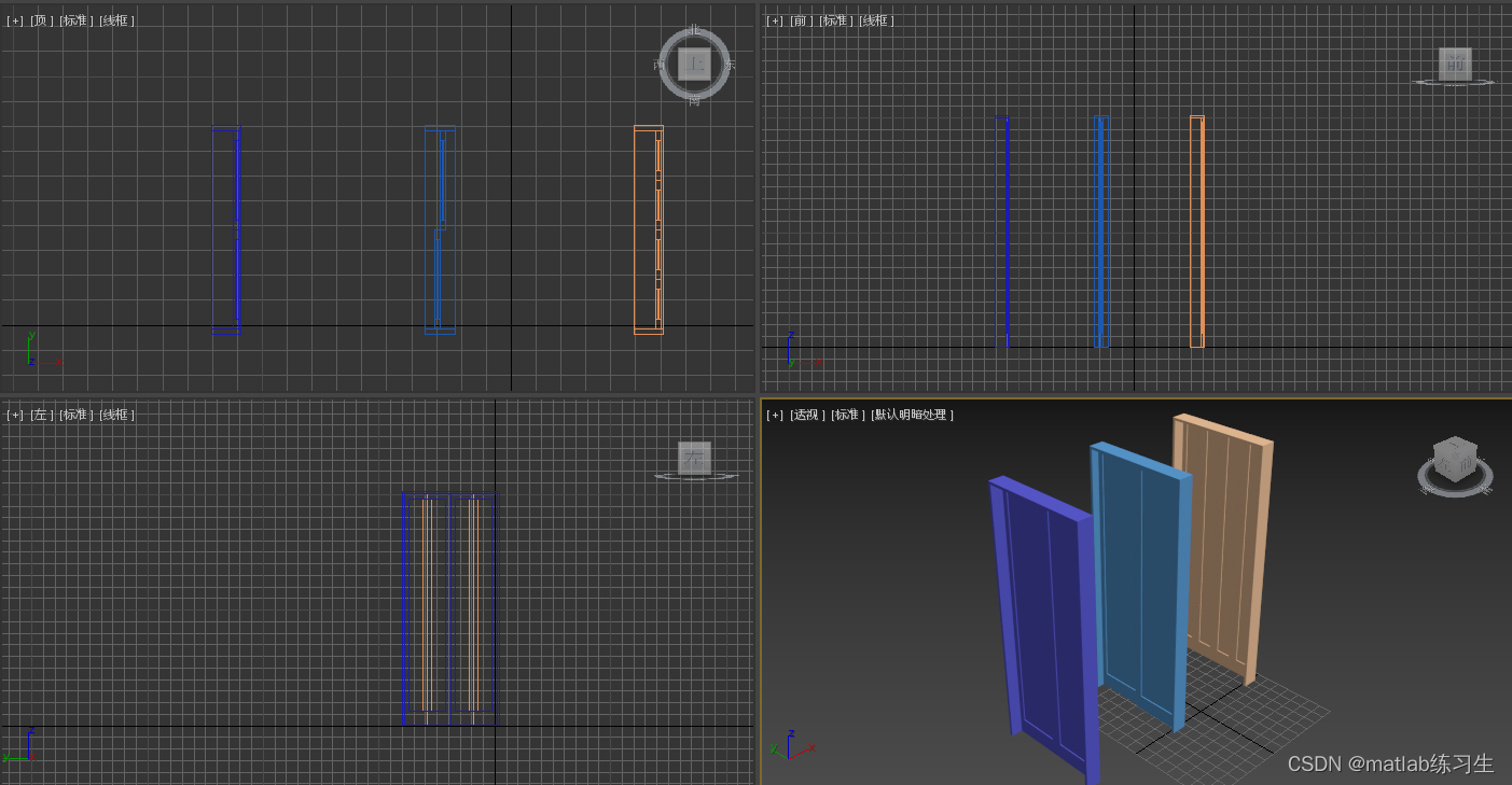 3ds MAX 创建门、窗、楼梯_3dmax自带门和窗户的模型-CSDN博客