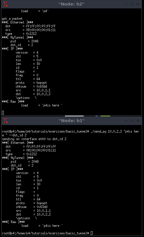【P4lang】P4数据平面编程实验basic_tunnel_basic tunnel-CSDN博客