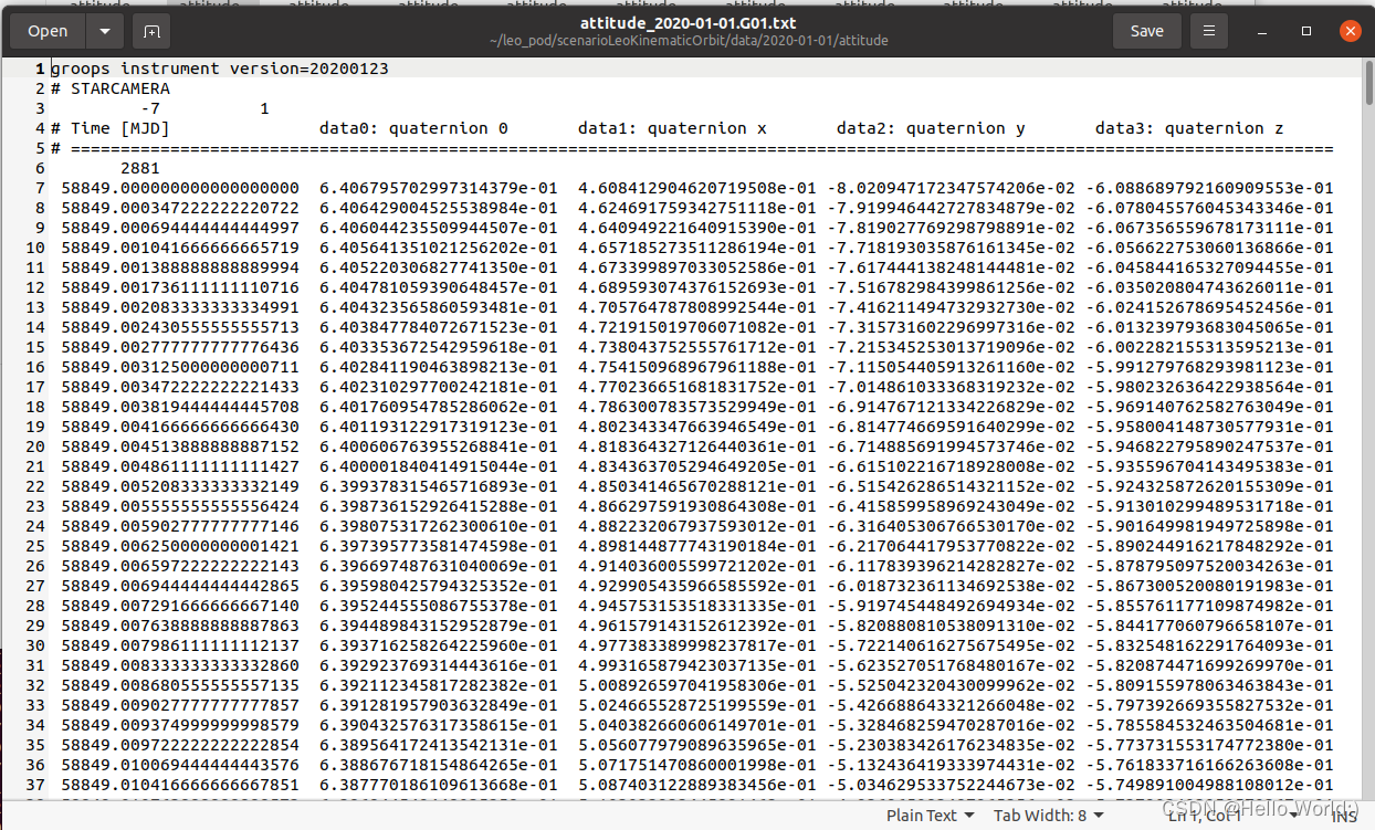 GROOPS低轨卫星运动学定轨【01-groopsConvert】_groops 定轨-CSDN博客