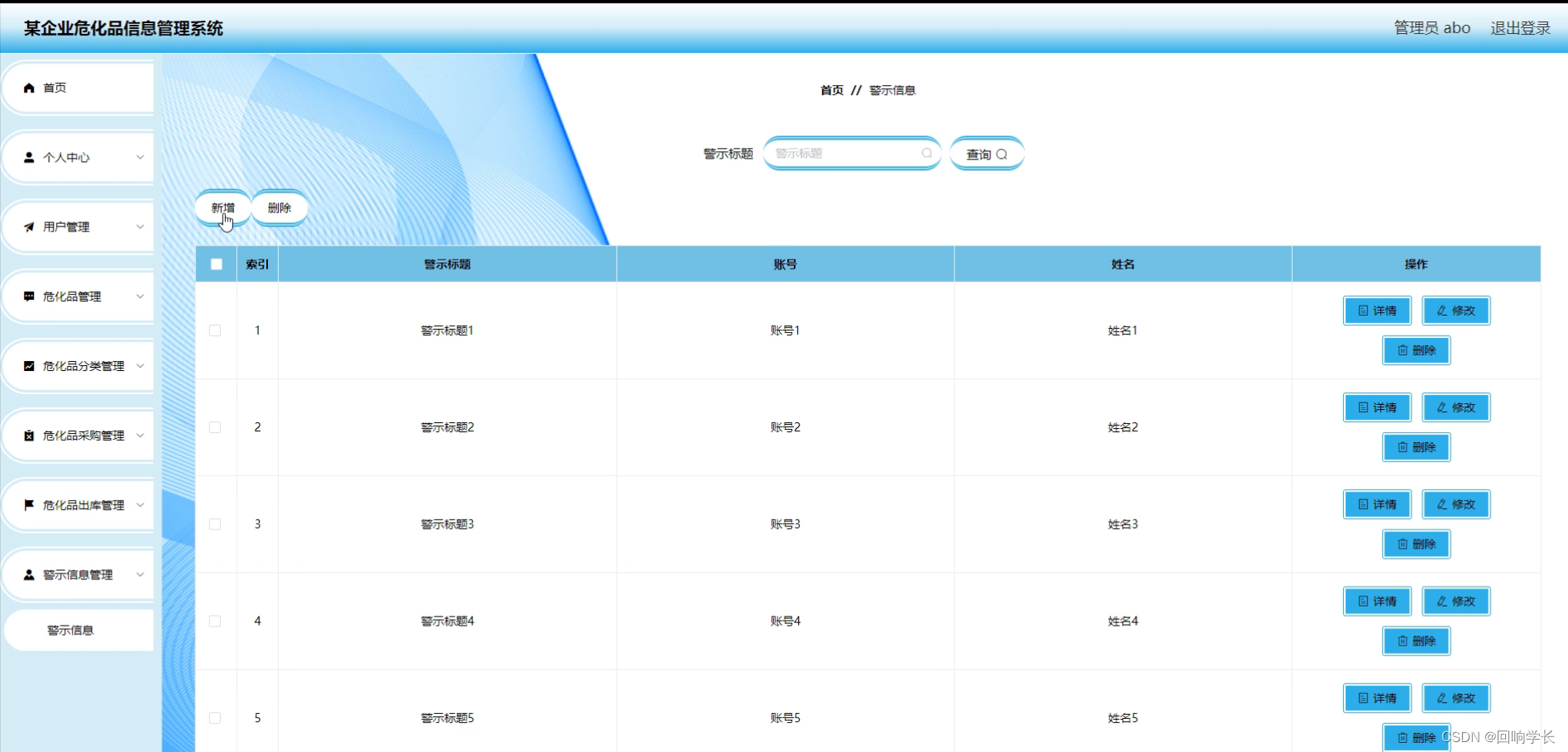 Ssm毕设项目某企业危化品信息管理系统bf339（javavuemybatismavenmysql）java危化品信息管理系统 Csdn博客 