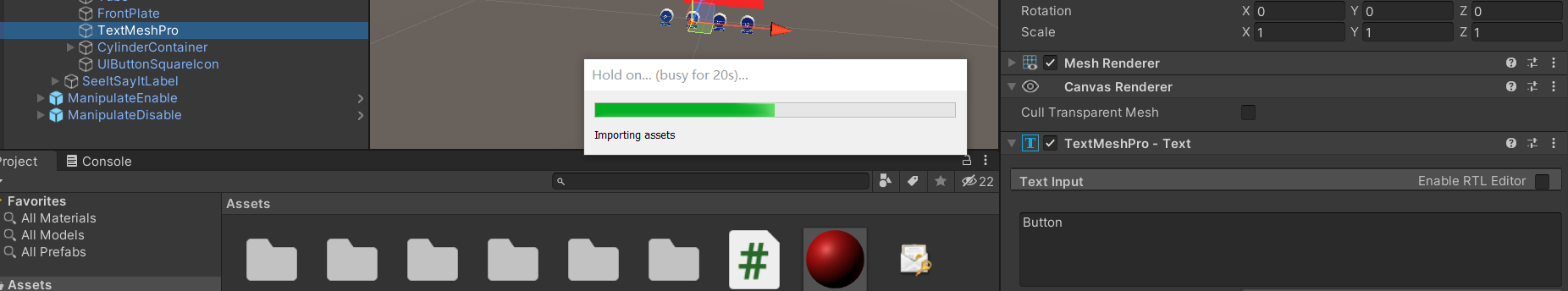 3D Object中的TextMeshPro文本控制_textmeshpro button-CSDN博客