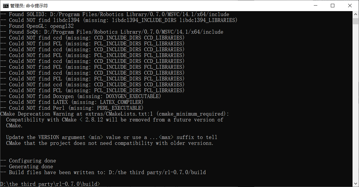 Robotics Library官方教程三：Build RL on Windows_robotics library配置-CSDN博客