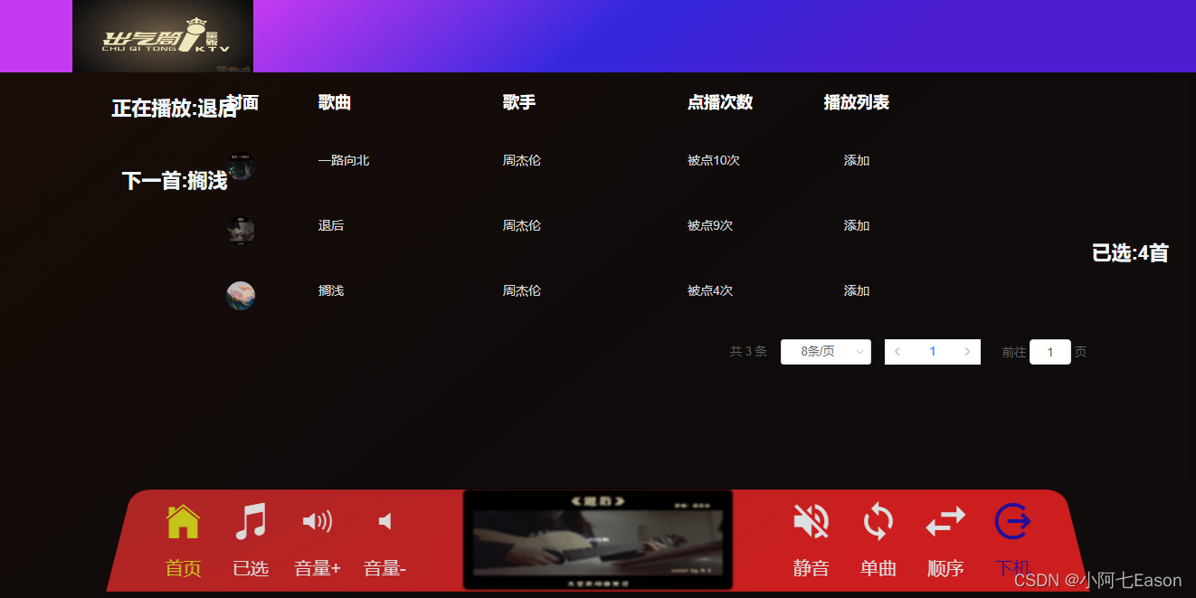 ktv点歌系统 Vue +Express+ Mongodb_开源ktv点歌系统-CSDN博客