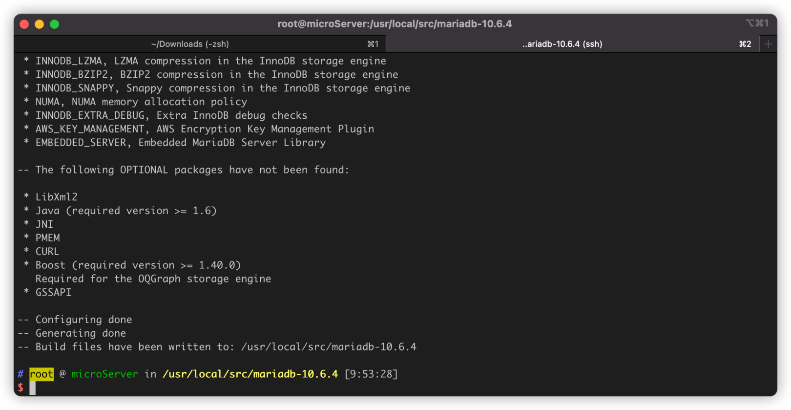 一篇文章，详细教你怎么在Linux上编译安装MariaDB（10.6.4）_mariadb 编译-CSDN博客