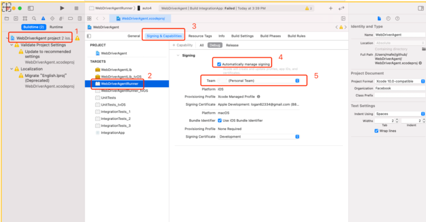 iOS真机安装WebDriverAgent图文详解_怎么将webdriveragent-runner单独安装在手机上面-CSDN博客