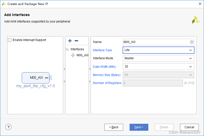 创建AXI4-lite Master接口IP_merge changes from file groups wizard-CSDN博客
