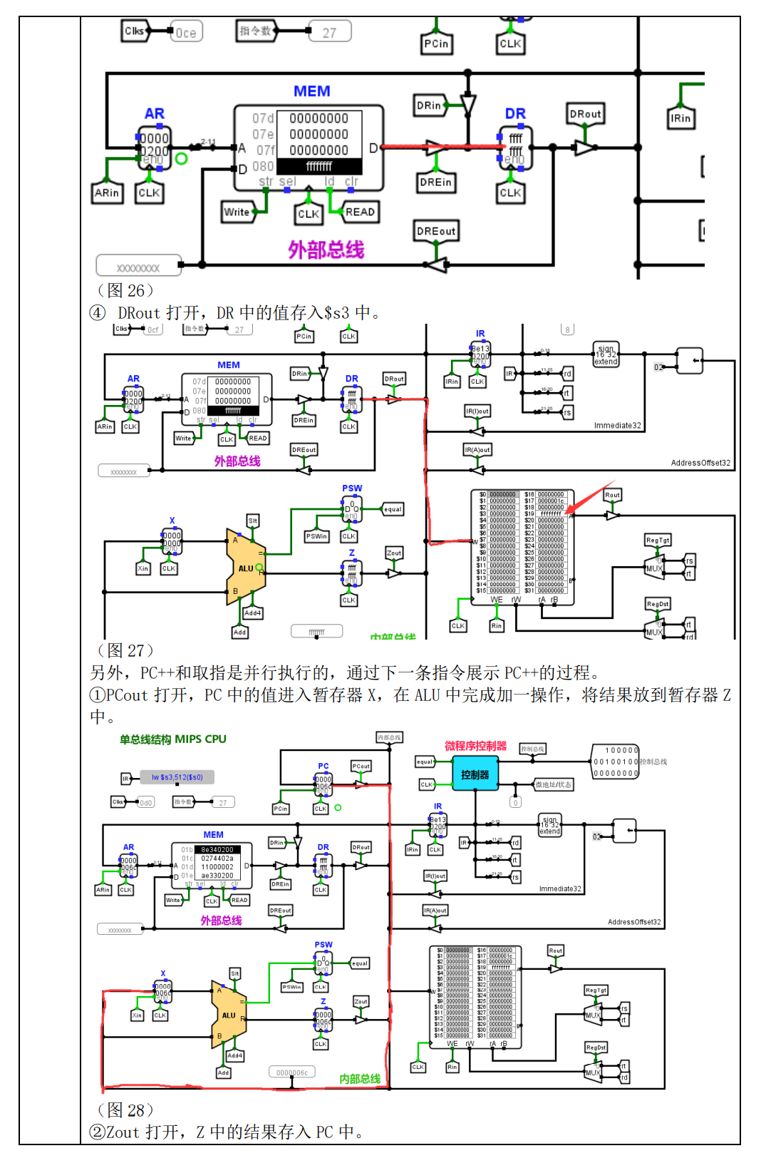 华中科技大学计算机组成原理-MIPS单总线CPU设计-优秀实验报告_单总线cpu设计实验报告-CSDN博客