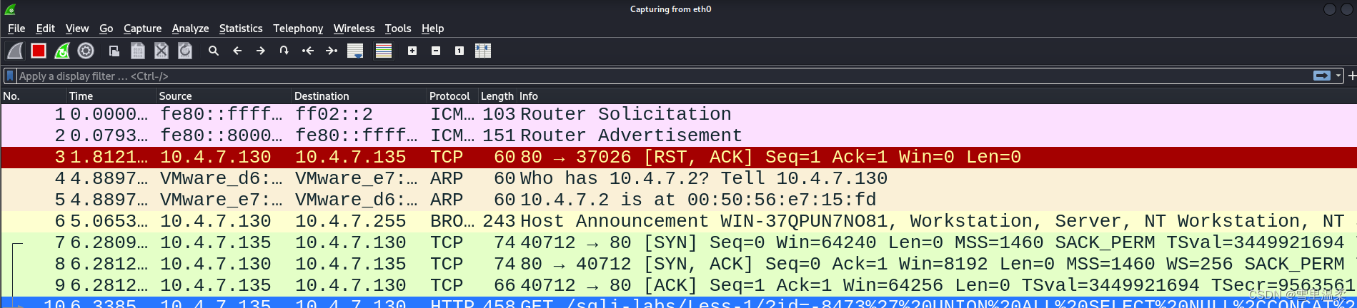 判断sql注入的流量特征_sqlmap的流量特征-CSDN博客