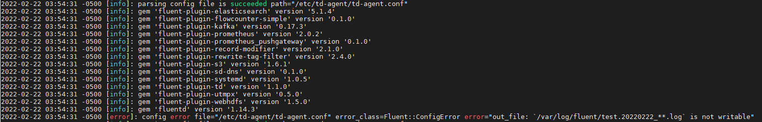 记录一次日志采集工具fluentd踩坑_td-agent 超大日志上报,报错-CSDN博客