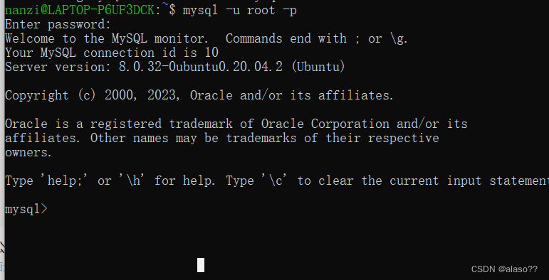 Windows10下Linux子系统安装mysql流程_win10如何运行linux的mysql-CSDN博客