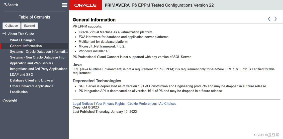 P6环境：P6 EPPM 22.12 安装所需操作系统及数据库要求_primavera p6安装配置-CSDN博客