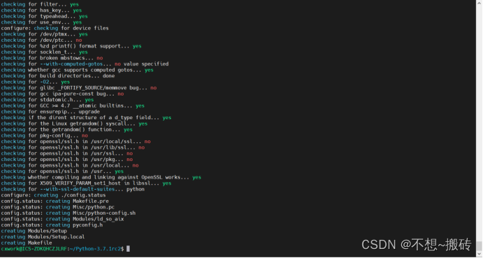 Ubuntu系统搭建python3 7环境 Ubuntu安装python3 7 Csdn博客