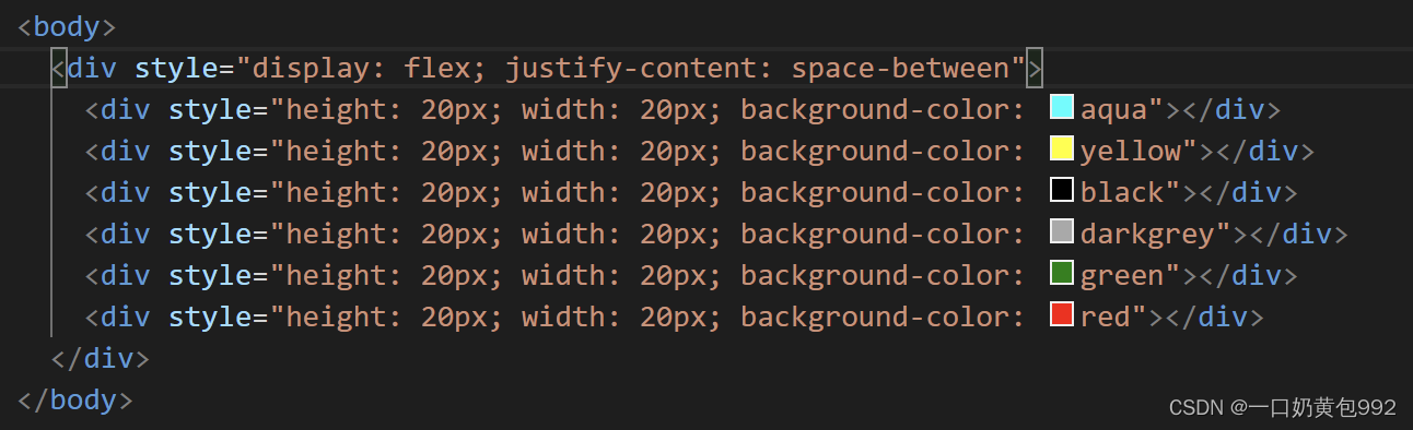 Css与flex布局css Flex 分散对齐 Csdn博客