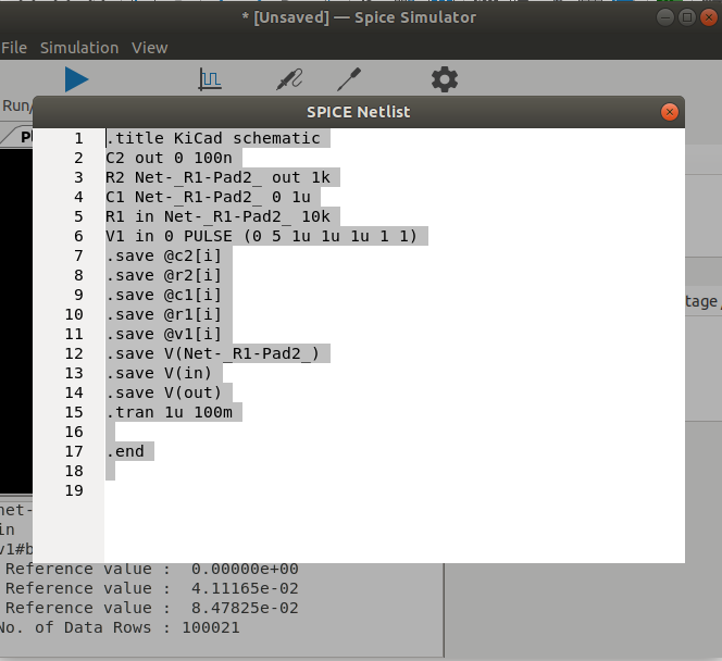 ubuntu下安装运行电路仿真软件ngspice，打通KiCAD上手指南_note: no compatibility mode ...