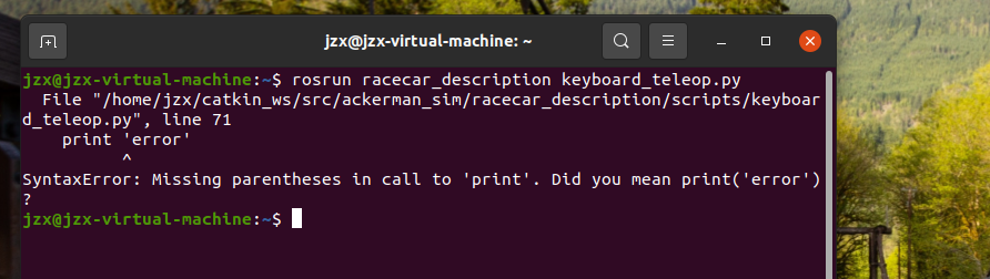 古月学院《如何在Gazebo中实现阿克曼转向车的仿真》课程资料在ROS Noetic版本中运行时的常见错误及解决方法-CSDN博客