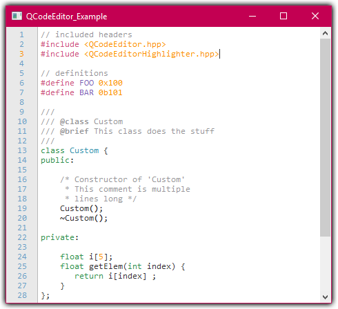 QCodeEditor - 基于Qt的代码编辑器-CSDN博客