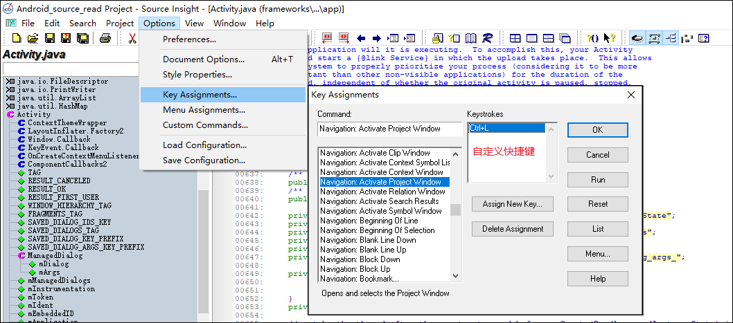 Source Insight shortcut keys - Programmer Sought
