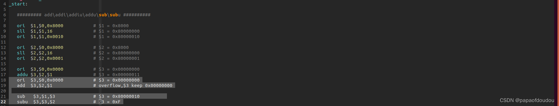 ISA(MIPS,ARM,RISC-V)中的算术运算溢出检测逻辑是怎样的？_mips算术异常-CSDN博客