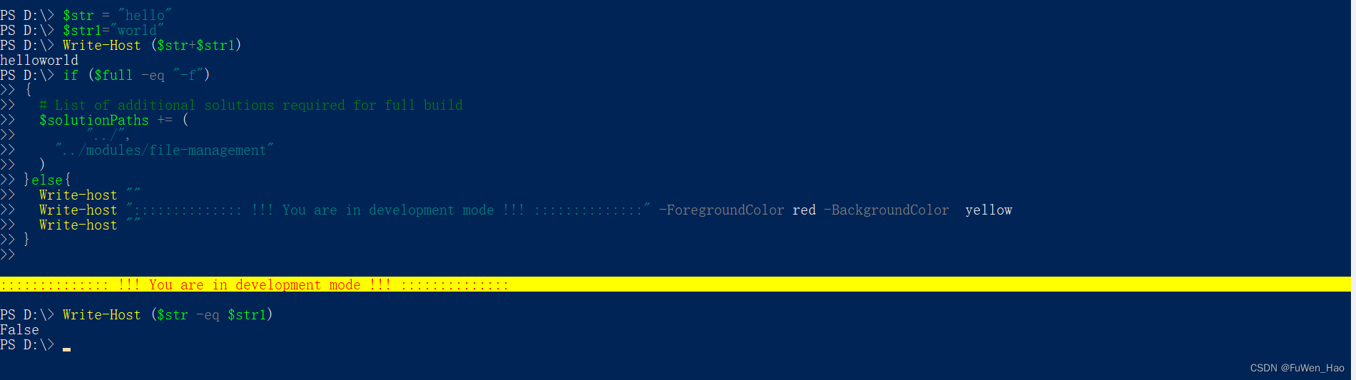 PowerShell脚本学习-CSDN博客